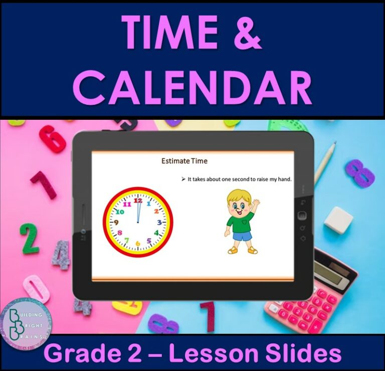 Time and Calendar | PowerPoint Lesson Slides for 2nd Grade - Made By ...