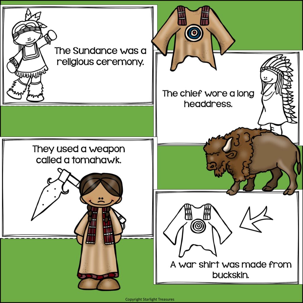 Cheyenne Tribe Mini Book for Early Readers - Native American Activities ...