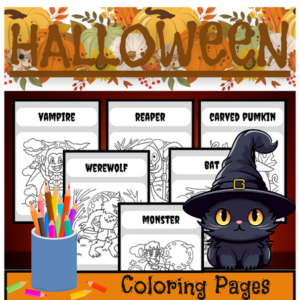Spooktacular Halloween Coloring Pages: Fall & Halloween Color Delights ...