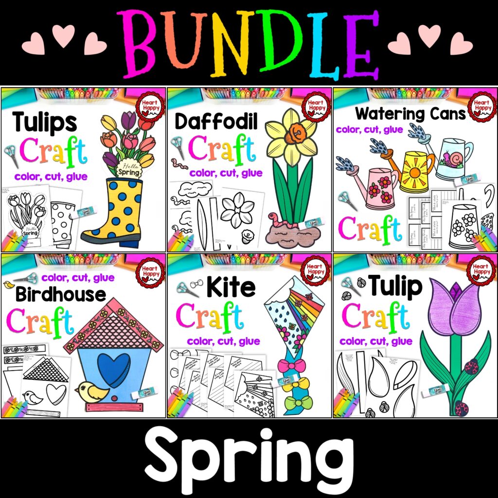 Spring Crafts BUNDLE | Flower Crafts | Garden Crafts - Made By Teachers