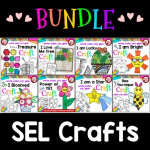 SEL Activities | Growth Mindset Crafts BUNDLE - Made By Teachers