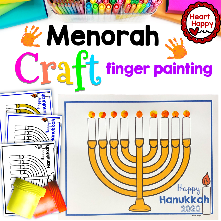 Holiday Finger Painting Crafts BUNDLE | Made By Teachers
