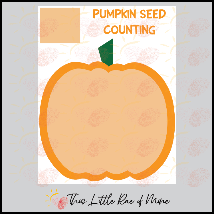 Pumpkin Seed - Counting Mat - numbers 1-20 - autumn - fall - math ...