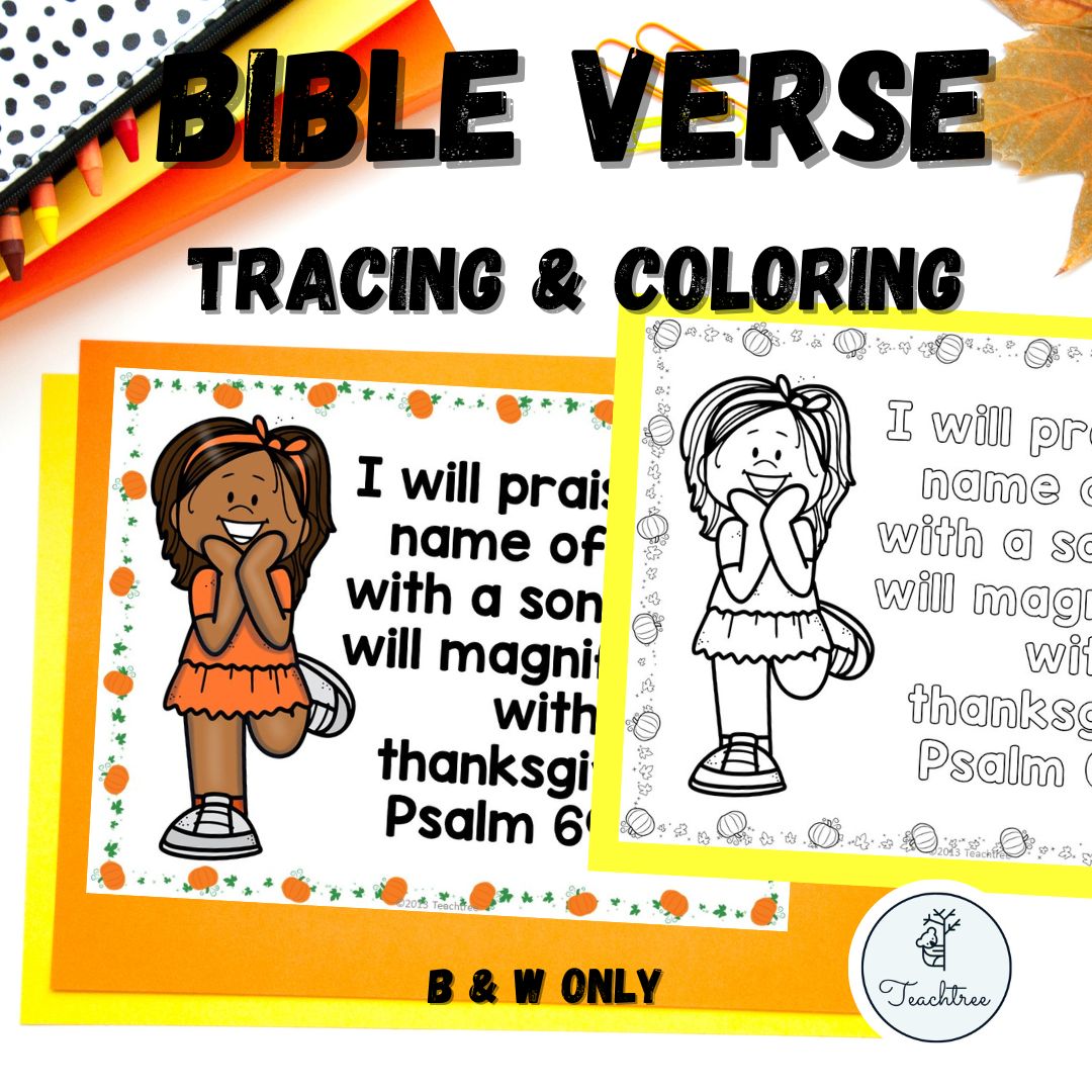 Kindergarten Creation Story Activities | Day 4 Bible Verse Tracing and ...