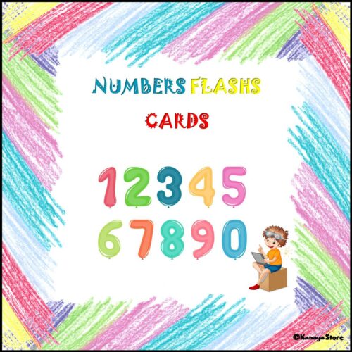 0–9 Numbers Flashcards With Stars To Count | Made By Teachers