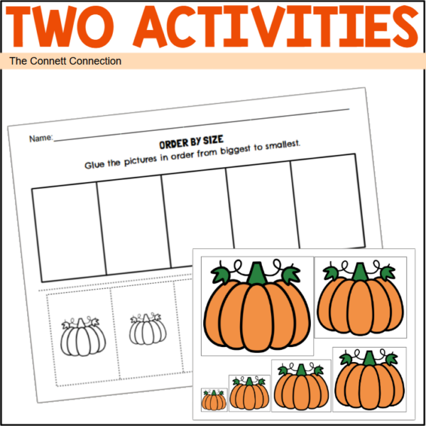Halloween Ordering by Size Activities | Made By Teachers