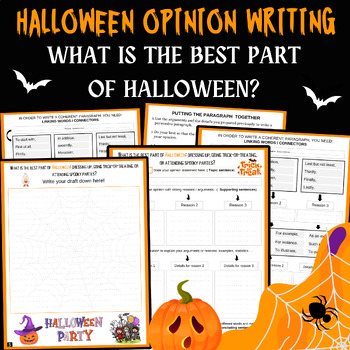 Halloween Activities - Halloween Opinion Writing Worksheet - Teacher's ...