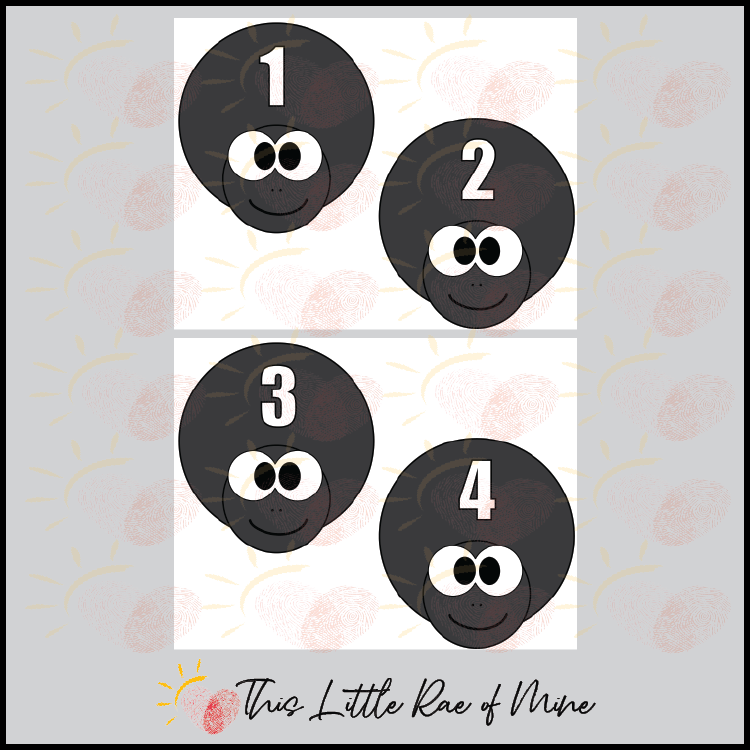 Spider - counting clip cards - numbers 1-10 - Halloween - printable ...