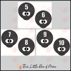 Spider - counting clip cards - numbers 1-10 - Halloween - printable ...
