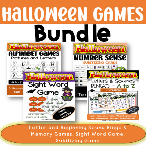 Halloween Games Bundle Activities | Made By Teachers