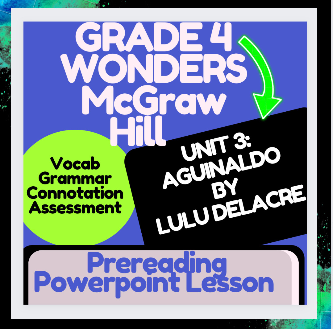 McGraw Hill: Wonders-Abe's Honest Words-Prereading Lesson and ...