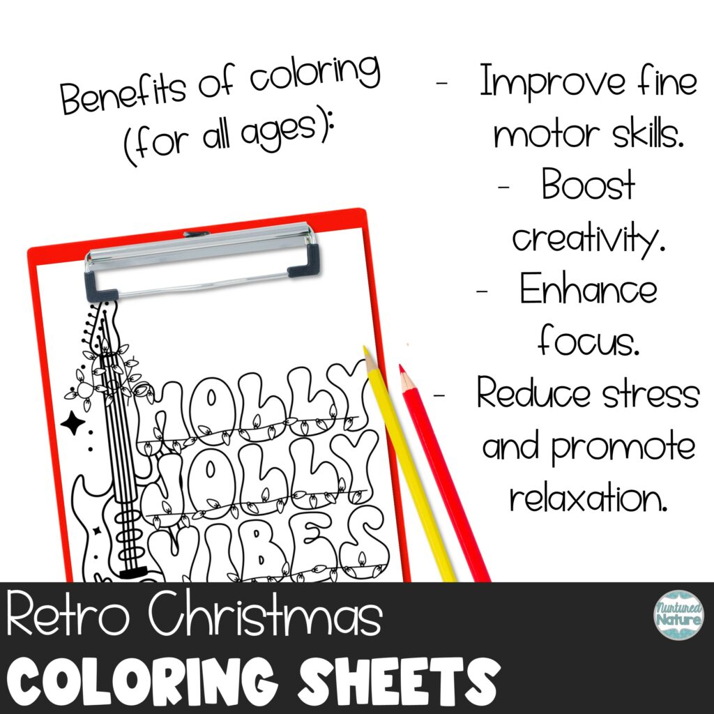 Christmas Coloring Pages - December Early Finish Activities - Groovy ...