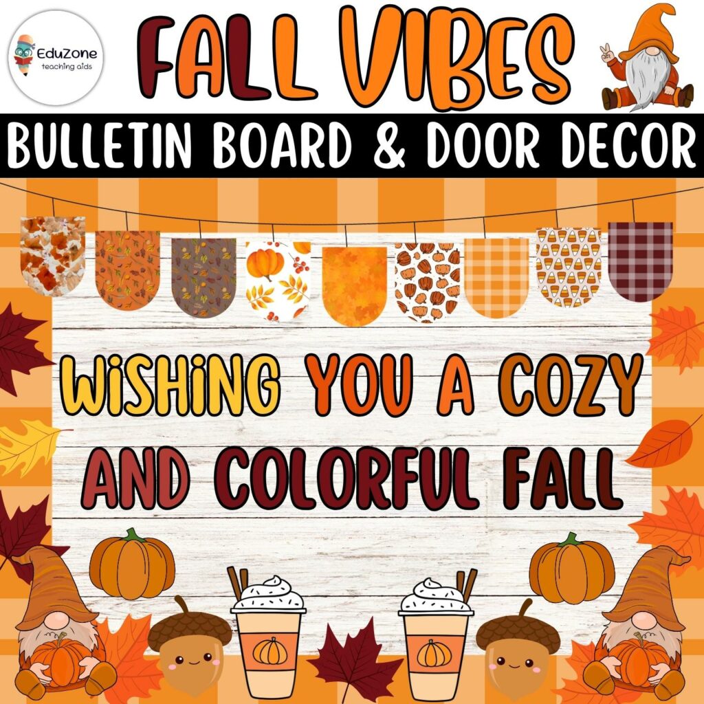 Wishing You a Cozy and Colorful Fall: Atumun Bulletin Board and Door ...
