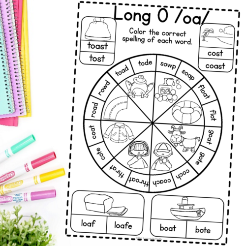 Long O Worksheets and Activities | Vowel Teams | OA OW O-E | Made By ...