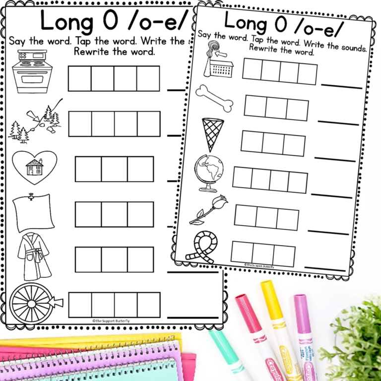 Long O Worksheets and Activities | Vowel Teams | OA OW O-E - Made By ...