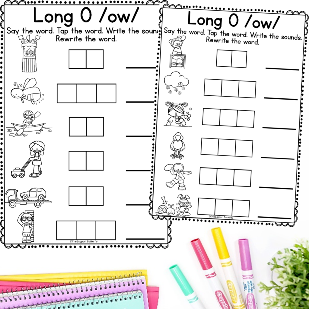 Long O Worksheets and Activities | Vowel Teams | OA OW O-E - Made By ...
