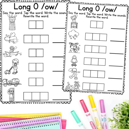Long O Worksheets and Activities | Vowel Teams | OA OW O-E - Made By ...