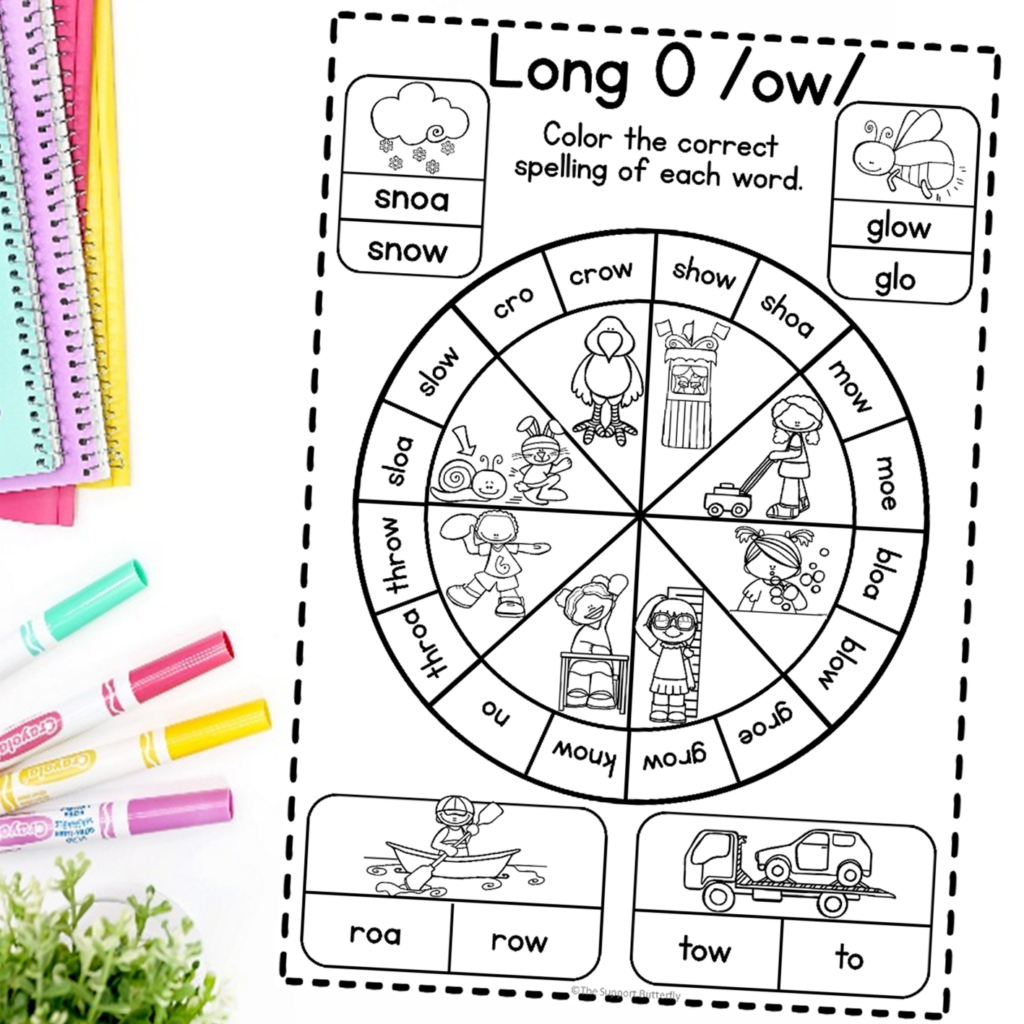 Long O Worksheets and Activities | Vowel Teams | OA OW O-E | Made By ...