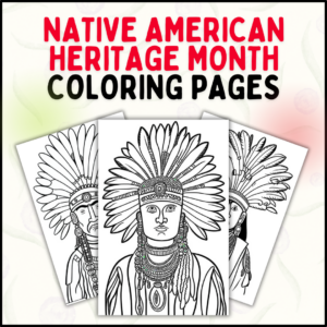 Native American Heritage Month Coloring Pages: For Kids of All Ages ...