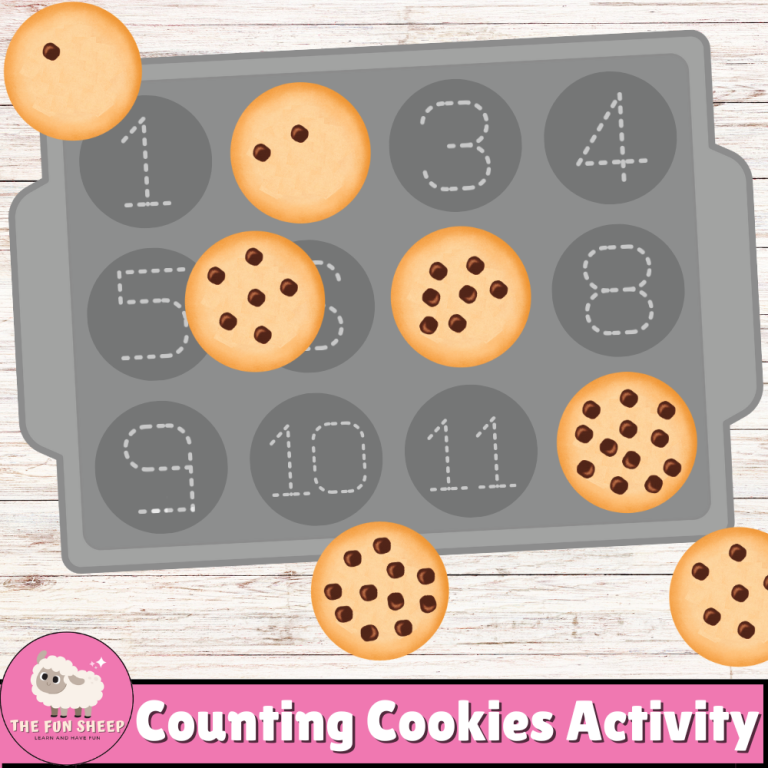 Counting Cookies Activity | Cookie Jar Math Game - Math Center Activity ...