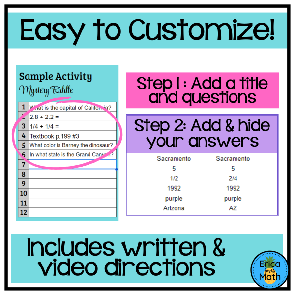 Editable Digital Activity Template (Animals v.5) | Made By Teachers