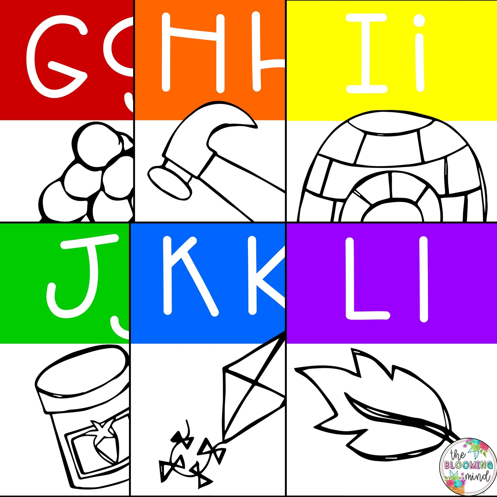 Rainbow Bright Alphabet Posters | Made By Teachers