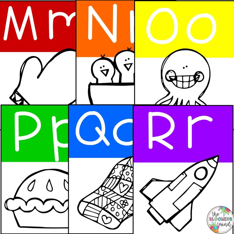 Rainbow Bright Alphabet Posters | Made By Teachers