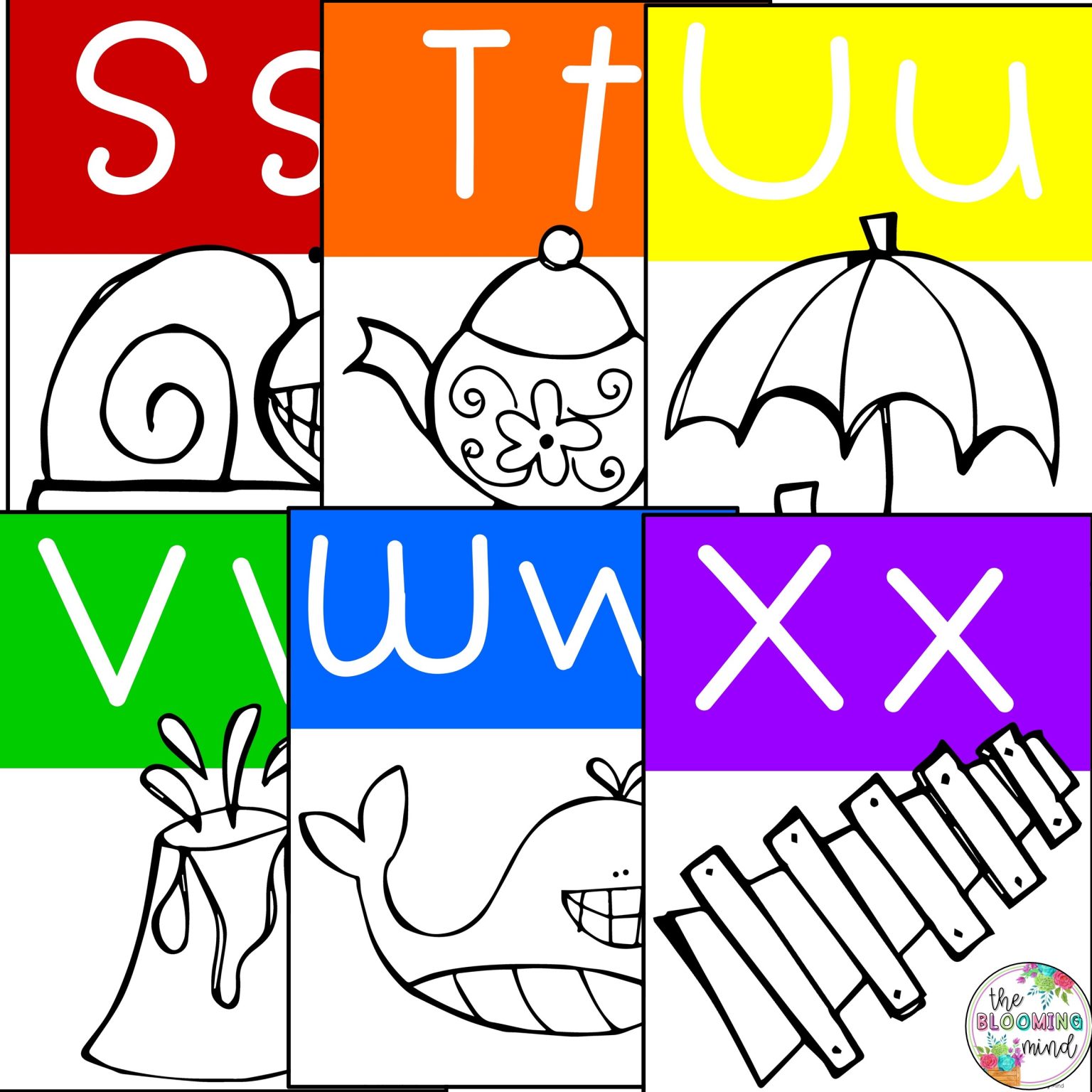 Rainbow Bright Alphabet Posters | Made By Teachers