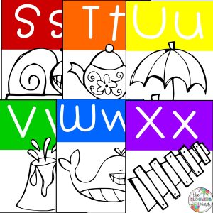 Rainbow Bright Alphabet Posters | Made By Teachers