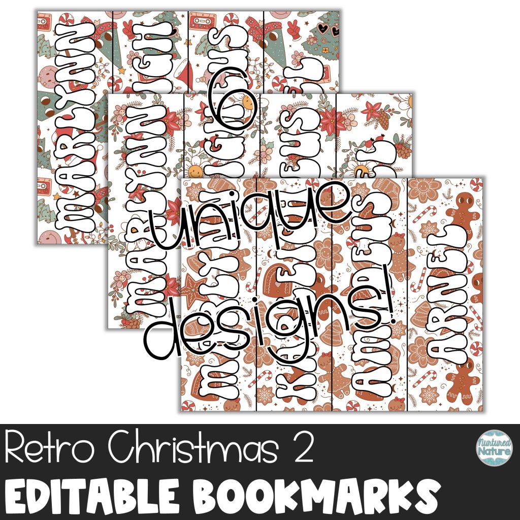 Personalized Christmas Gifts for Students - Retro Editable Name ...