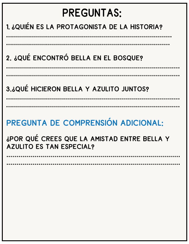 Spanish Reading Stories with comprehension | Cuentos para mejorar la ...