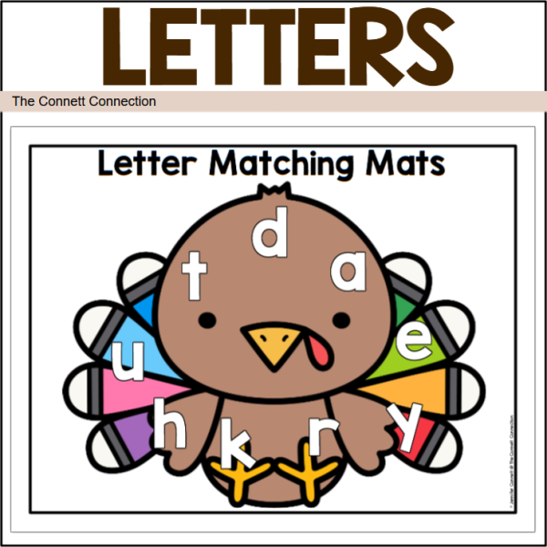 Thanksgiving Alphabet and Number Magnets Mats | Made By Teachers