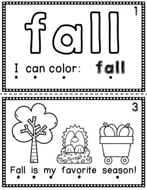 Sight Word Flip Book (Flipbook) - FALL | Made By Teachers