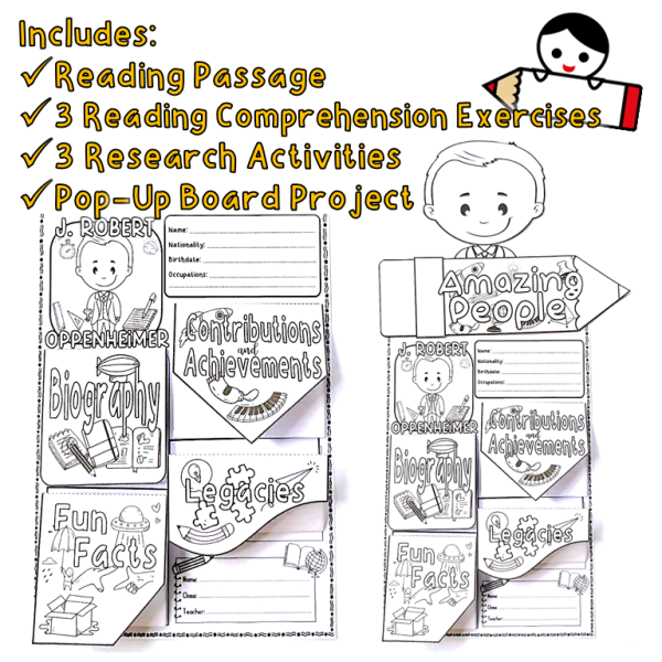 Robert Oppenheimer Biography Set | Integrated Study | Sub Plan | Made ...