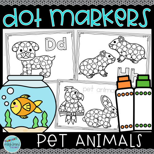 Pets Dab a Dot Painting Pets Dot Marker Painting Pets Dot It Pet Animal ...