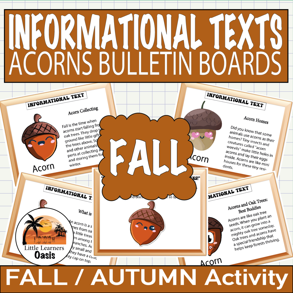 BUNDLE Informational Texts -Autumn Bulletin Boards -Fall-themed Posters ...