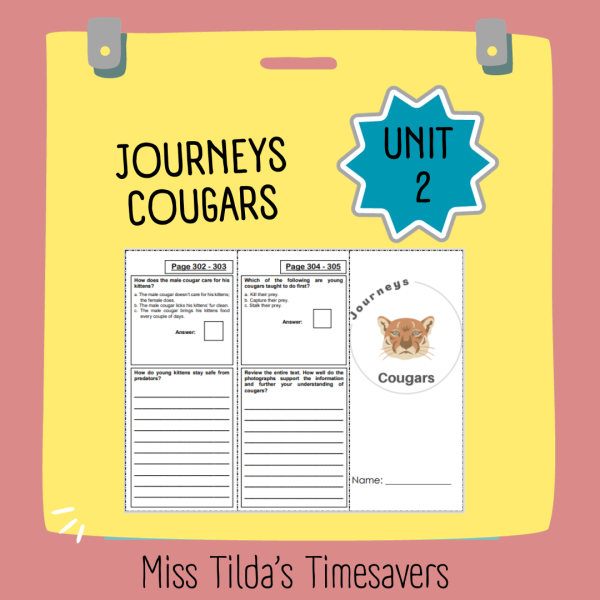 Cougars - Grade 5 Journeys - Made By Teachers