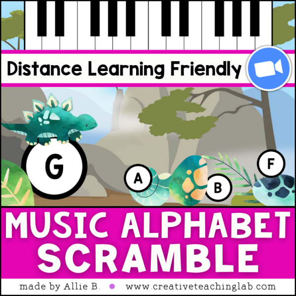 Musical Alphabet Note Scramble Game for Elementary and Piano | Made By ...
