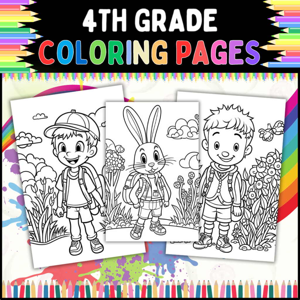 4th Grade Coloring Pages: Perfect for Classrooms and Homeschooling l ...