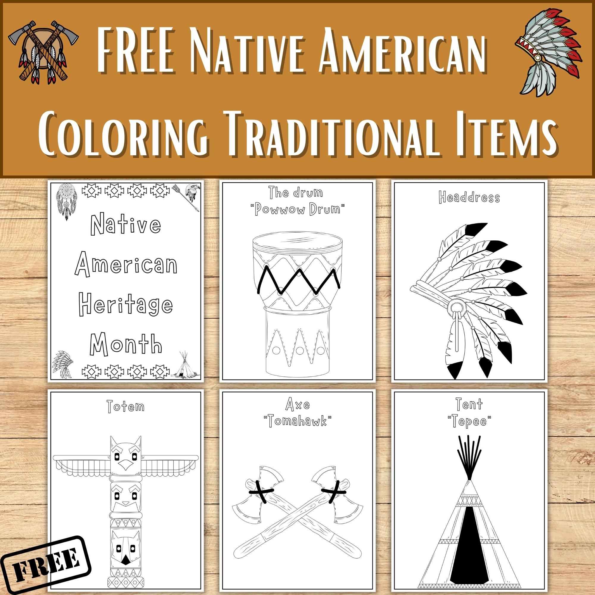 BUNDLE: Native Americans Headband/Crown/Feather, Build a 3D Teepee/Tipi ...