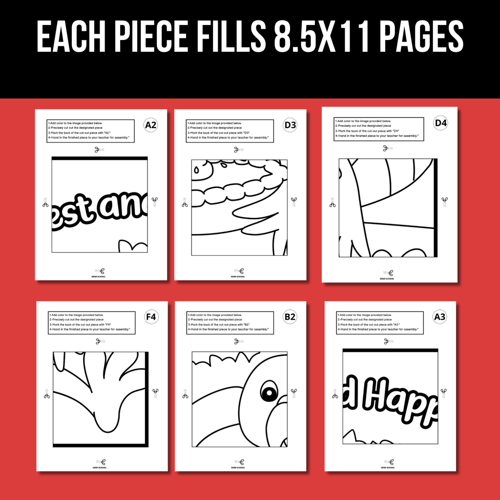 Thanksgiving Collaborative Poster Art Coloring pages|Turkey Bulletin ...