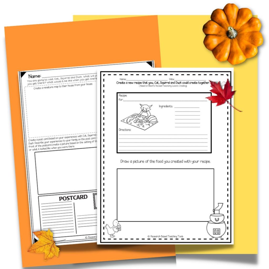 Pumpkin Soup Book Companion | Literacy and Math Activities for 1st and ...