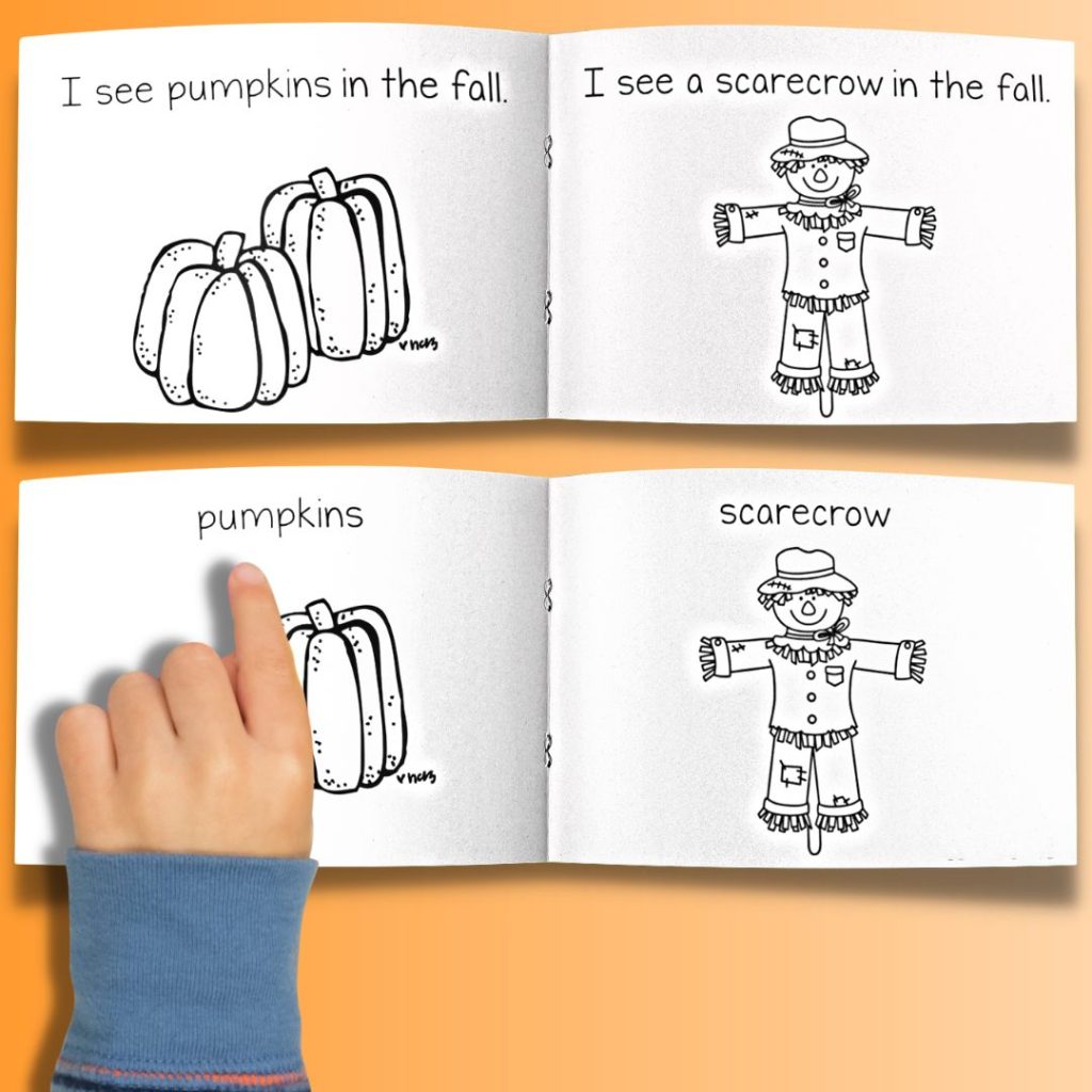 Fall Sight Word, Color, and Counting Books | Kindergarten & 1st Grade ...