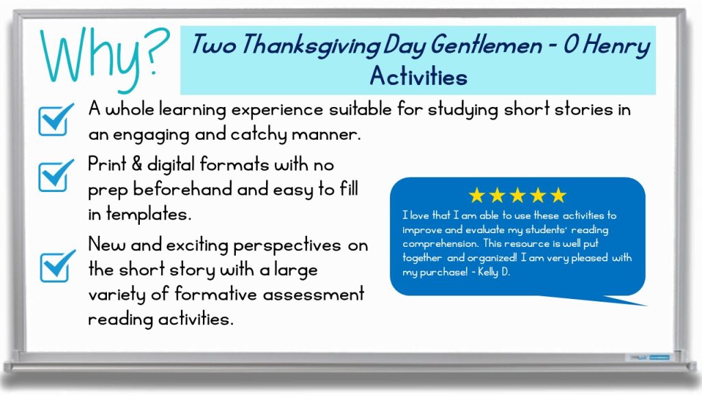 Two Thanksgiving Day Gentlemen Short Story Thanksgiving Reading ...
