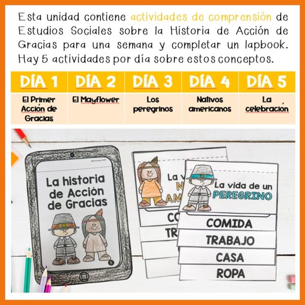Thanksgiving Activities in Spanish | Día de Acción de Gracias - Made By ...