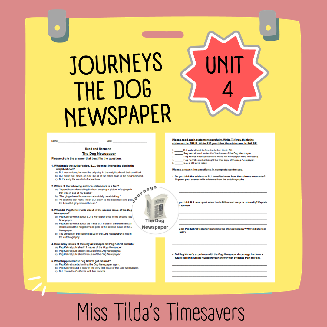 A Royal Mystery - Grade 5 Journeys | Made By Teachers