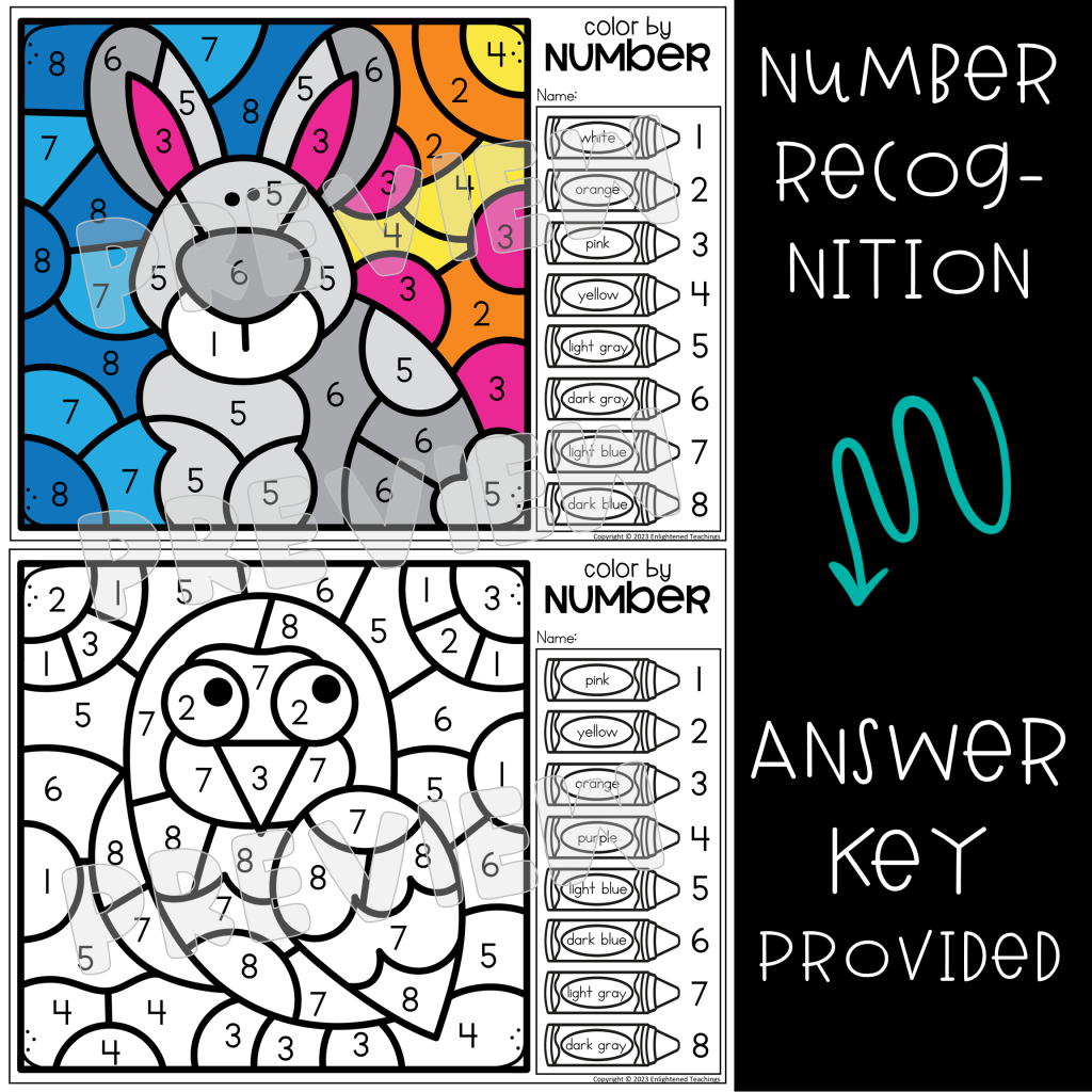 Arctic Animal Numbers to 10 Color by Number Worksheets Arctic Animals ...