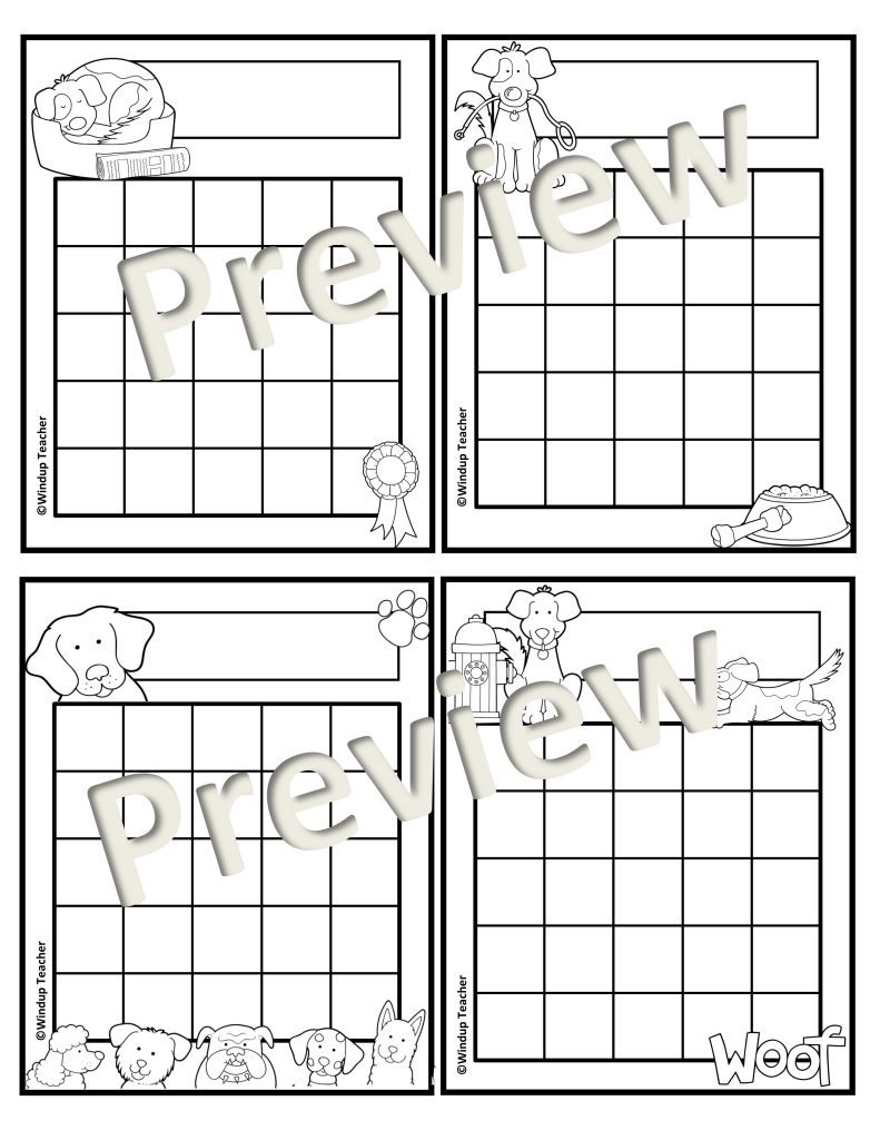 Dog Sticker Charts | Made By Teachers