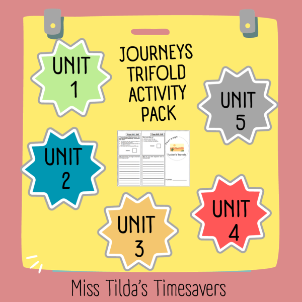 5th Grade Journeys Trifold Activity Pack | Made By Teachers