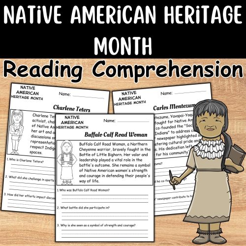 Native American Heritage Month Reading Comprehension Passages and ...
